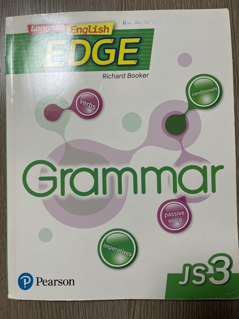 Longman English EDGE Grammar JS3, 興趣及遊戲, 書本 & 文具, 教科書 - Carousell