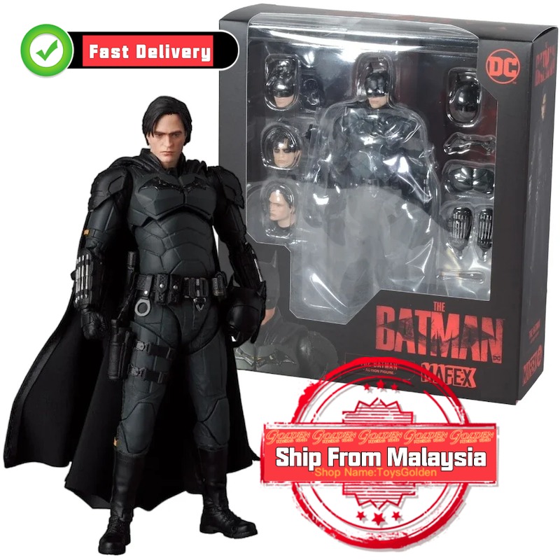 Mafex 188 New DC The Batman Robert Pattinson Joints Movable 17cm Action ...