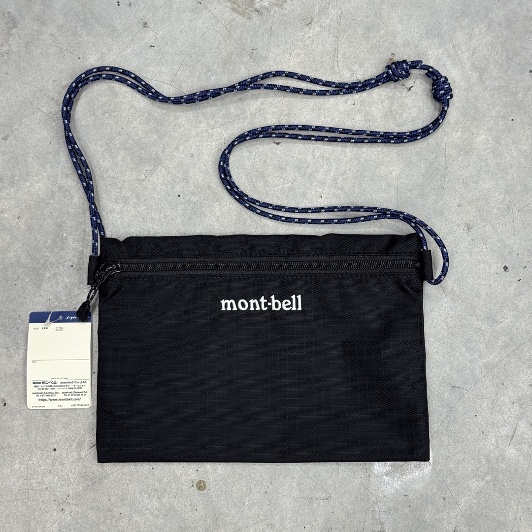Montbell Paper Pouch Sling Shoulder Bag Black, Men's Fashion, Bags ...
