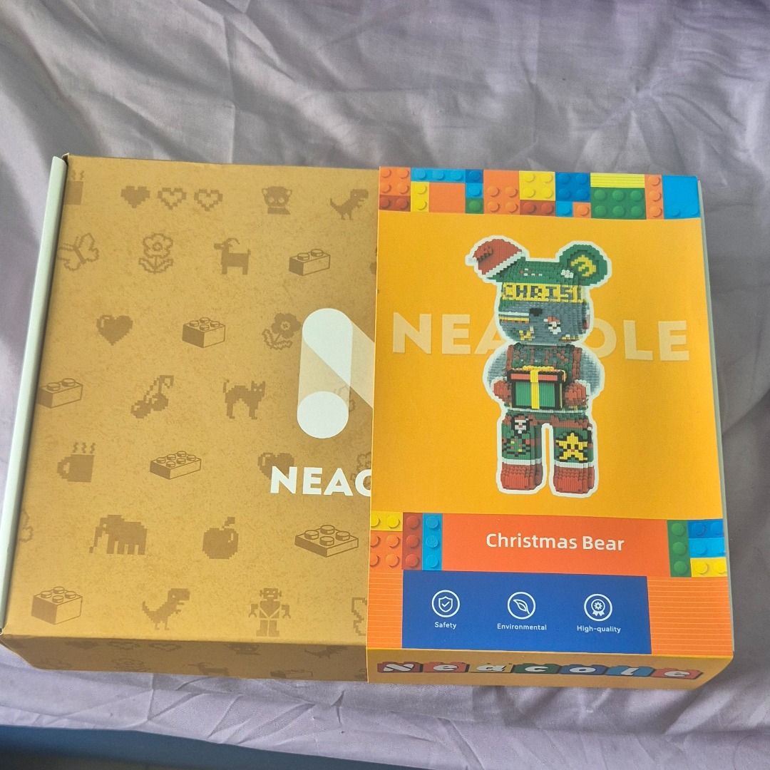 Neacole Christmas Bear Collectible Figure, Hobbies & Toys, Toys & Games ...