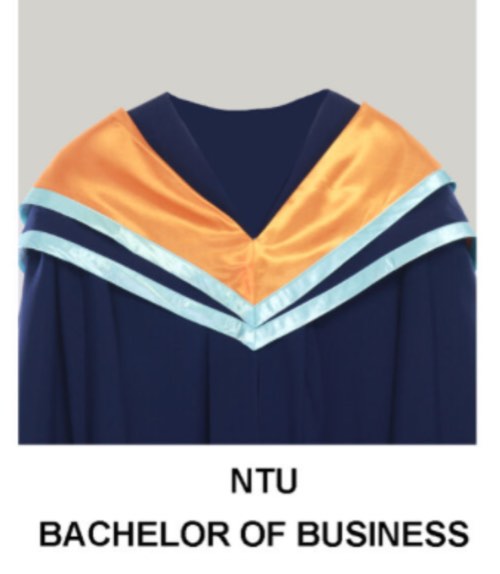 NTU Graduation gown (Business), Women's Fashion, Tops, Other Tops on ...