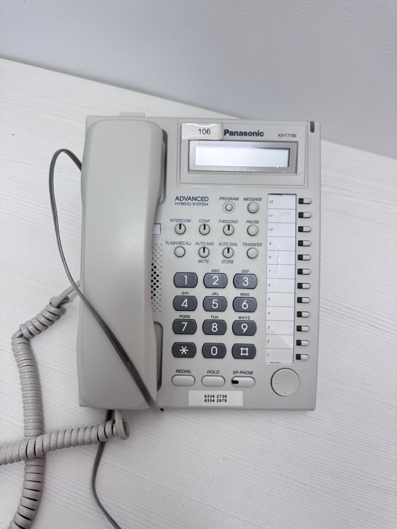 Panasonic KX-T7730 Advanced Hybrid System Telephone, Computers & Tech ...