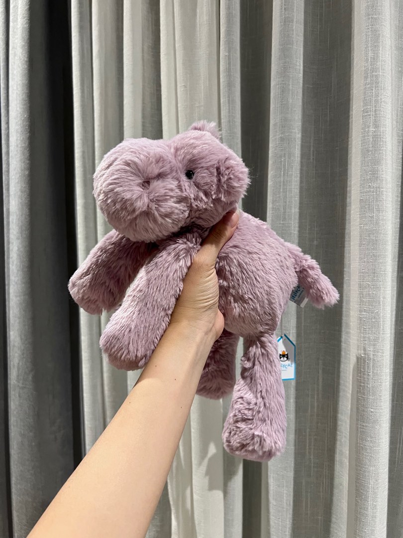 Jellycat Smudge Hippo - Medium, Hobbies & Toys, Toys & Games on Carousell