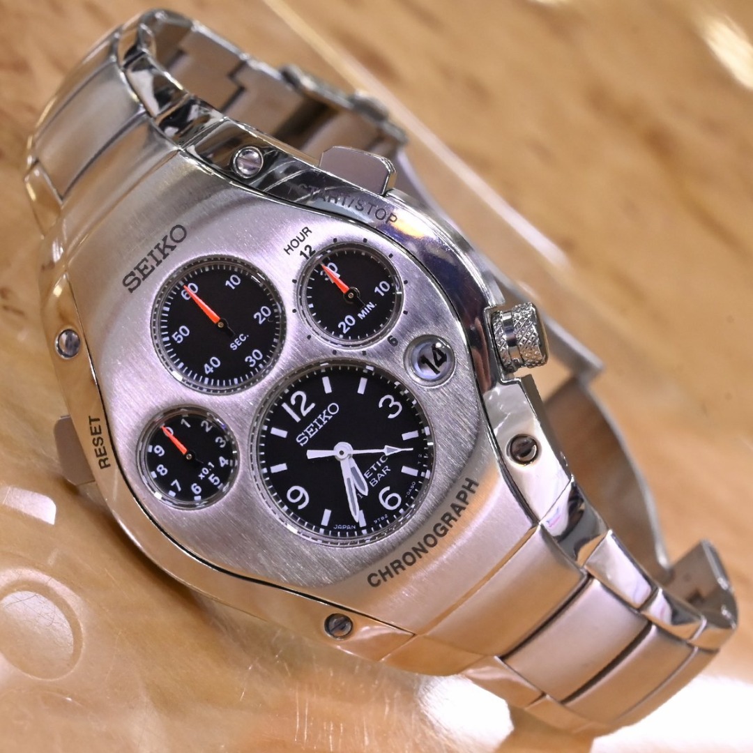 Seiko 3rd Kinetic Chronograph men's automatic watch, Men's Fashion ...