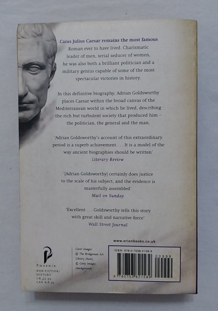 (SL) Caesar: The Life of a Colossus By Adrian Goldsworthy, RM50+RM10 for post (WM), Hobbies ...