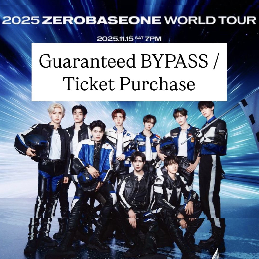 [TICKETS/CODES] ZEROBASEONE WORLD TOUR [HERE&NOW] IN SINGAPORE ZB1 2025 VIP STANDING CAT 1 2 3 4 ...