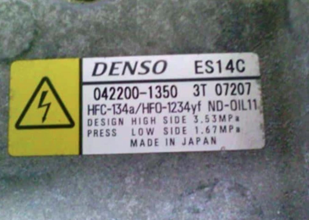 Toyota Sienta | Aqua | PriusC Hybrid Aircon Compressor, Car Accessories ...