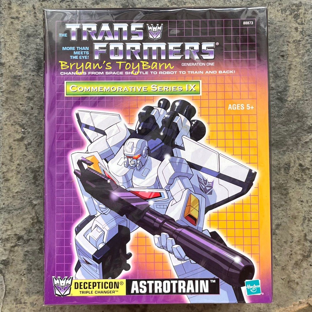Transformers Astrotrain Triple Changer Commemorative Action Figures ...
