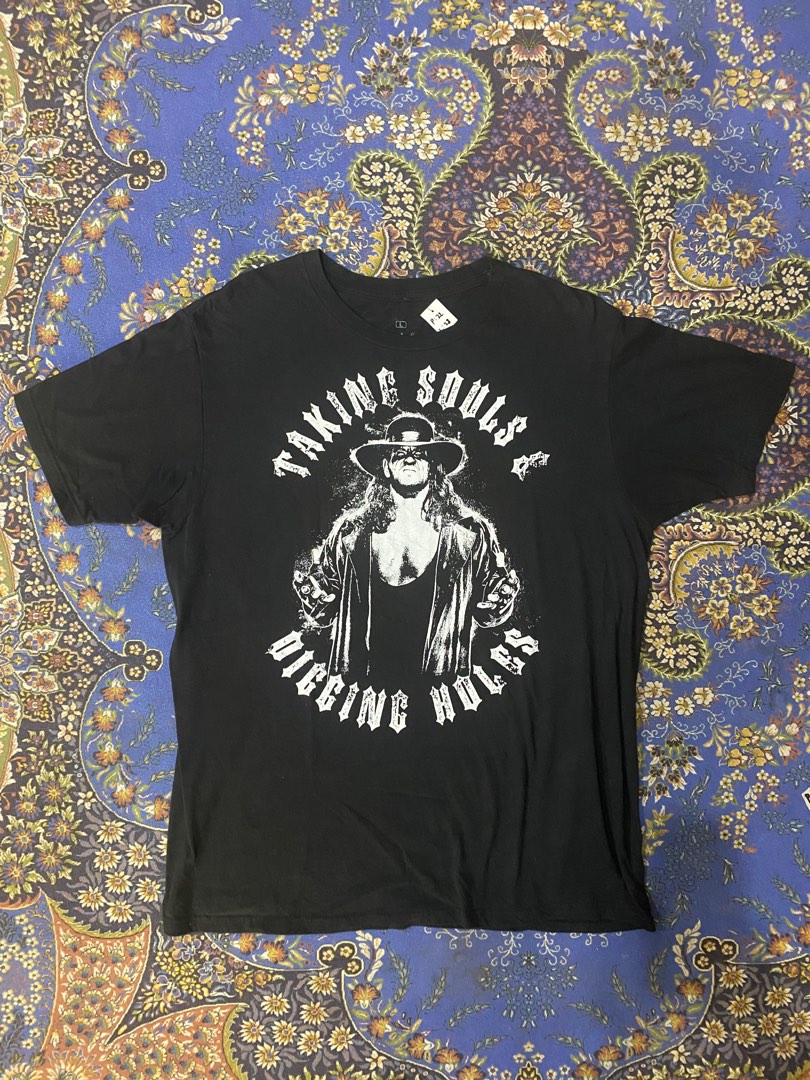 Undertaker Digging Soul Digging Holes WWE, Men's Fashion, Tops & Sets ...