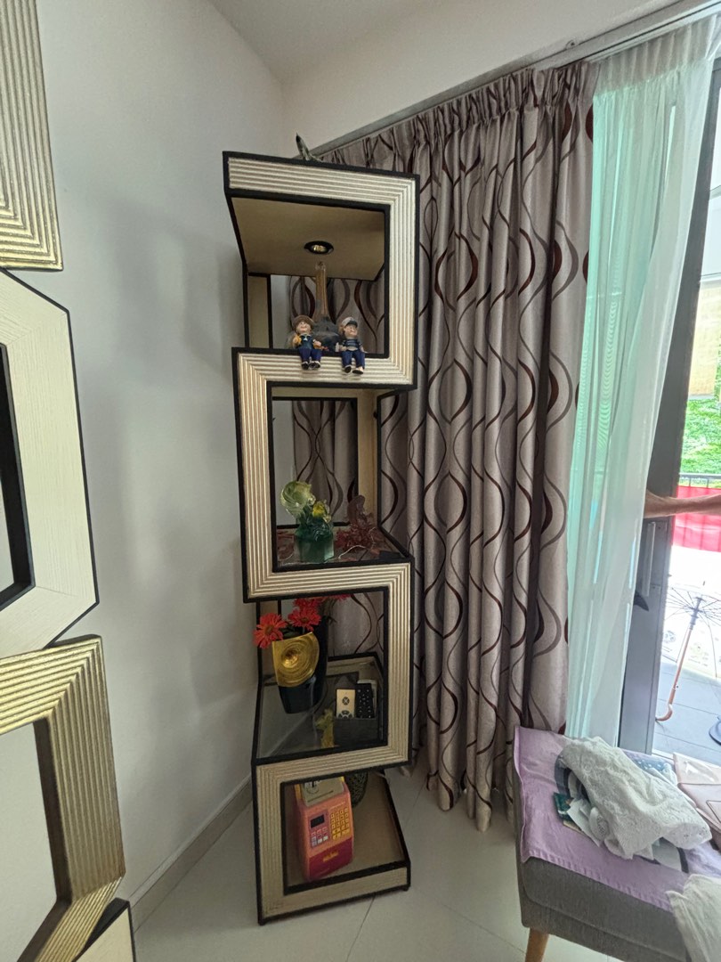 Unique Zigzag Display Shelf, Furniture & Home Living, Furniture ...