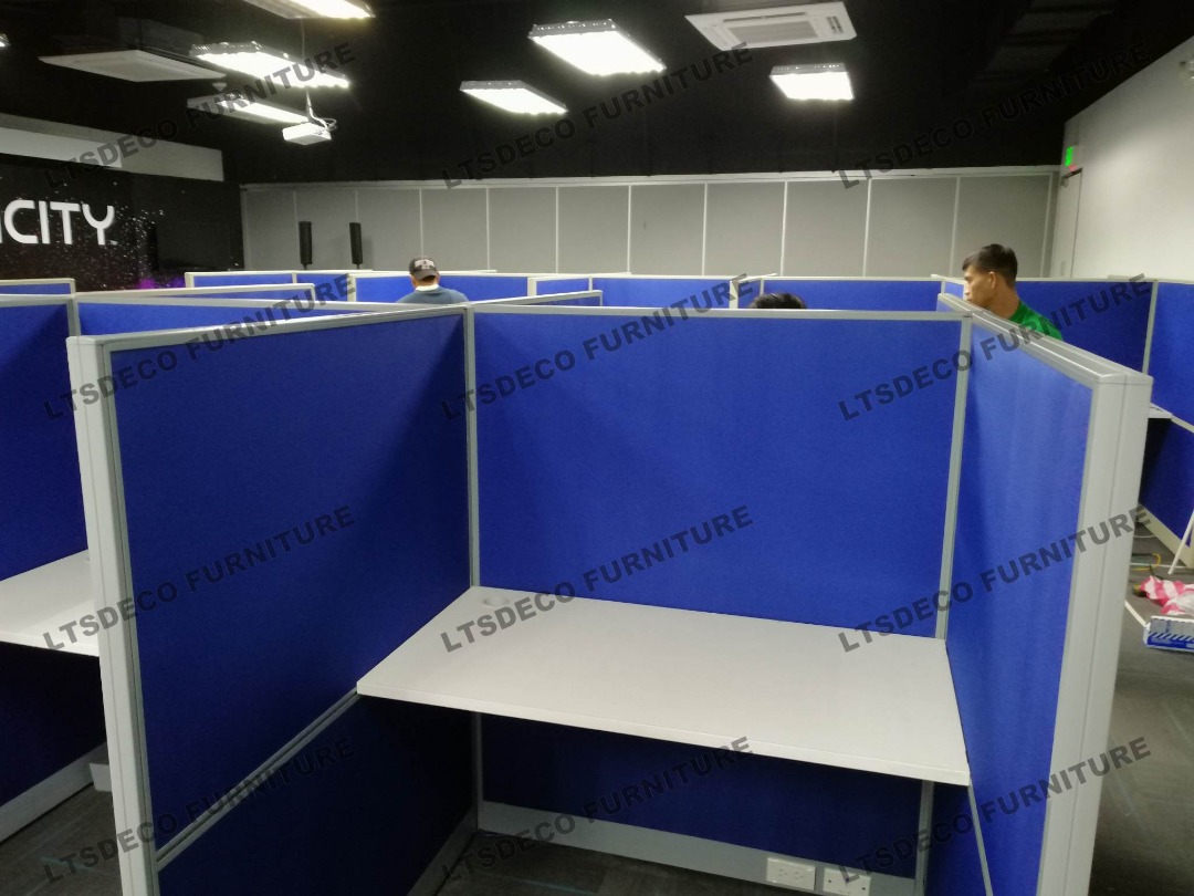 WORKSTATION CALL CENTER TABLES OFFICE PARTITIONS, Furniture & Home ...