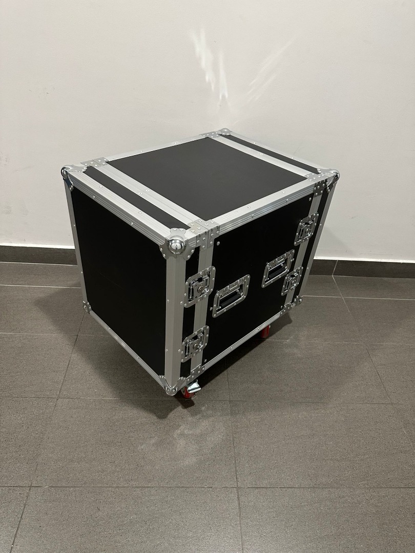 assembled 12U 2 door flight case SPEEDSMOUNT AV storage cabinet STOCK ...