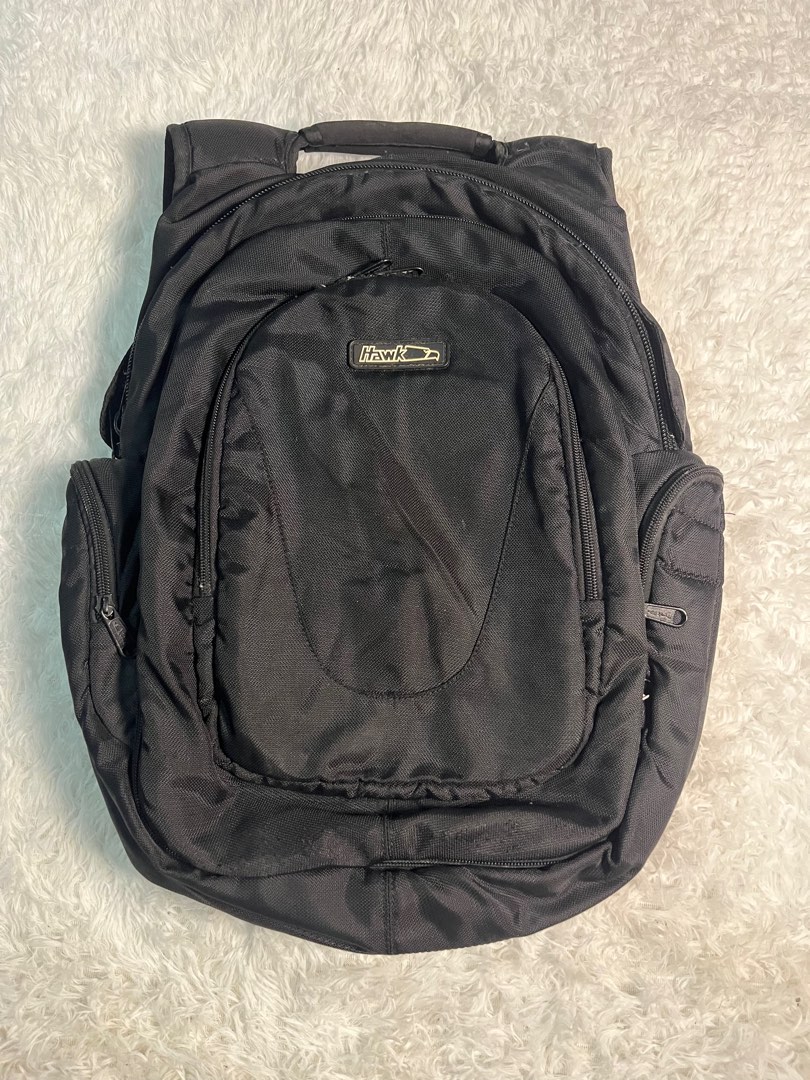 Authentic hawk backpack makapal at maraming pockets, Men's Fashion ...