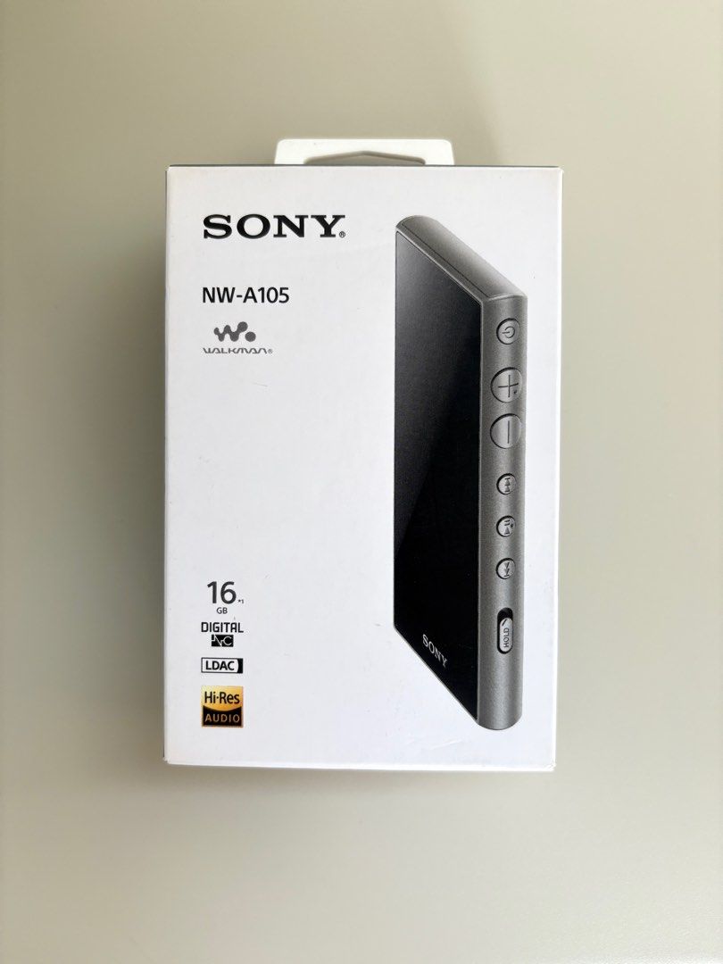 [BNIB] Sony NW-A105 Walkman®️ High-Res Audio Music Player (16GB, Black ...