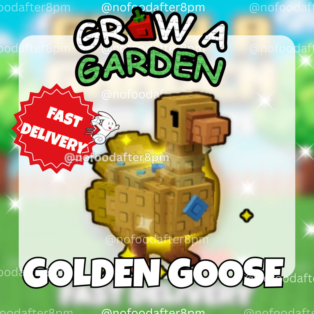 RM1.60 GOLDEN GOOSE GROW A GARDEN ROBLOX CHEAPEST, Video Gaming, Gaming ...