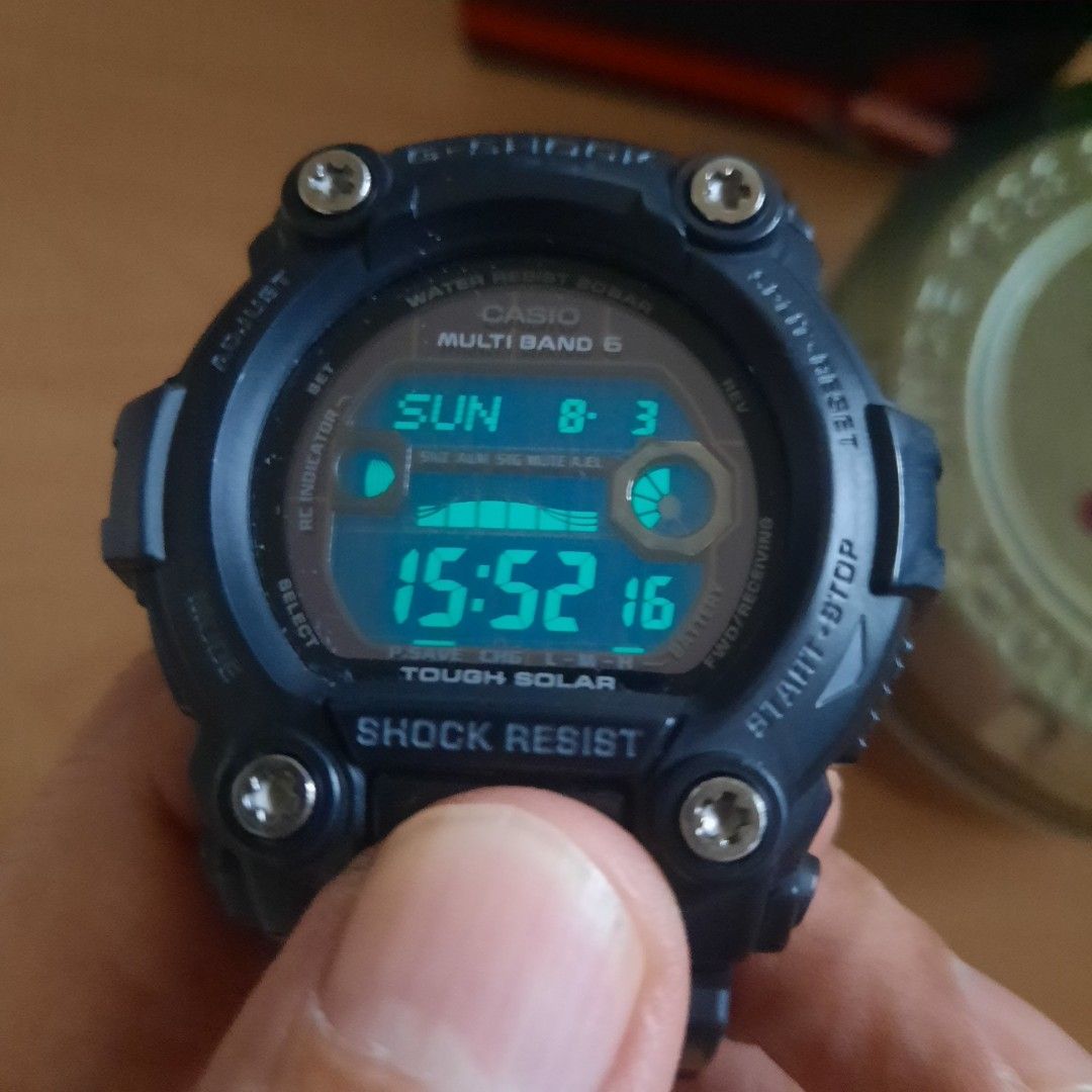 G-SHOCK GW-7900B-1 Tough Solar Multi Band 6, Fesyen Pria, Jam Tangan di ...