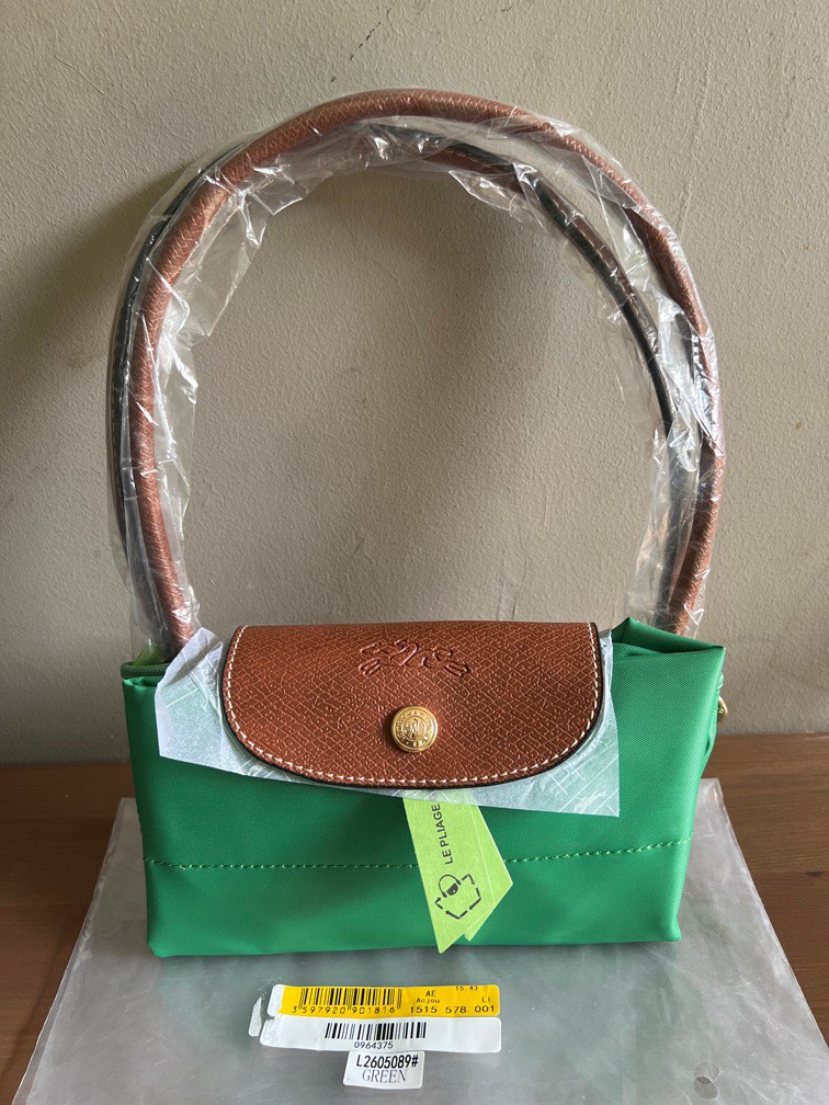 Longchamp Classic Large Long Handle - Green Summer Edition | LC LLH ...
