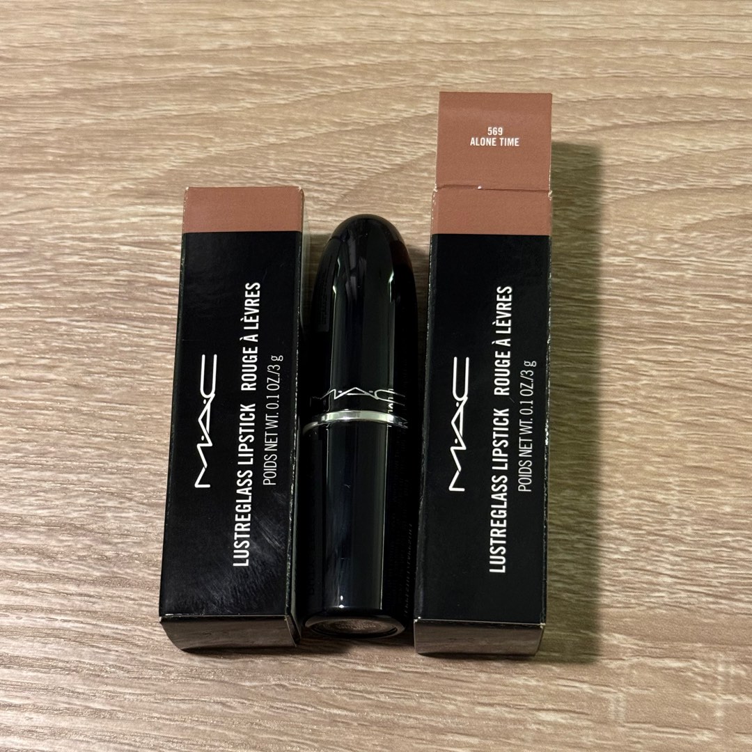 Mac Lustreglass Lipstick (Alone Time) Tiktok Viral Shade, Beauty ...
