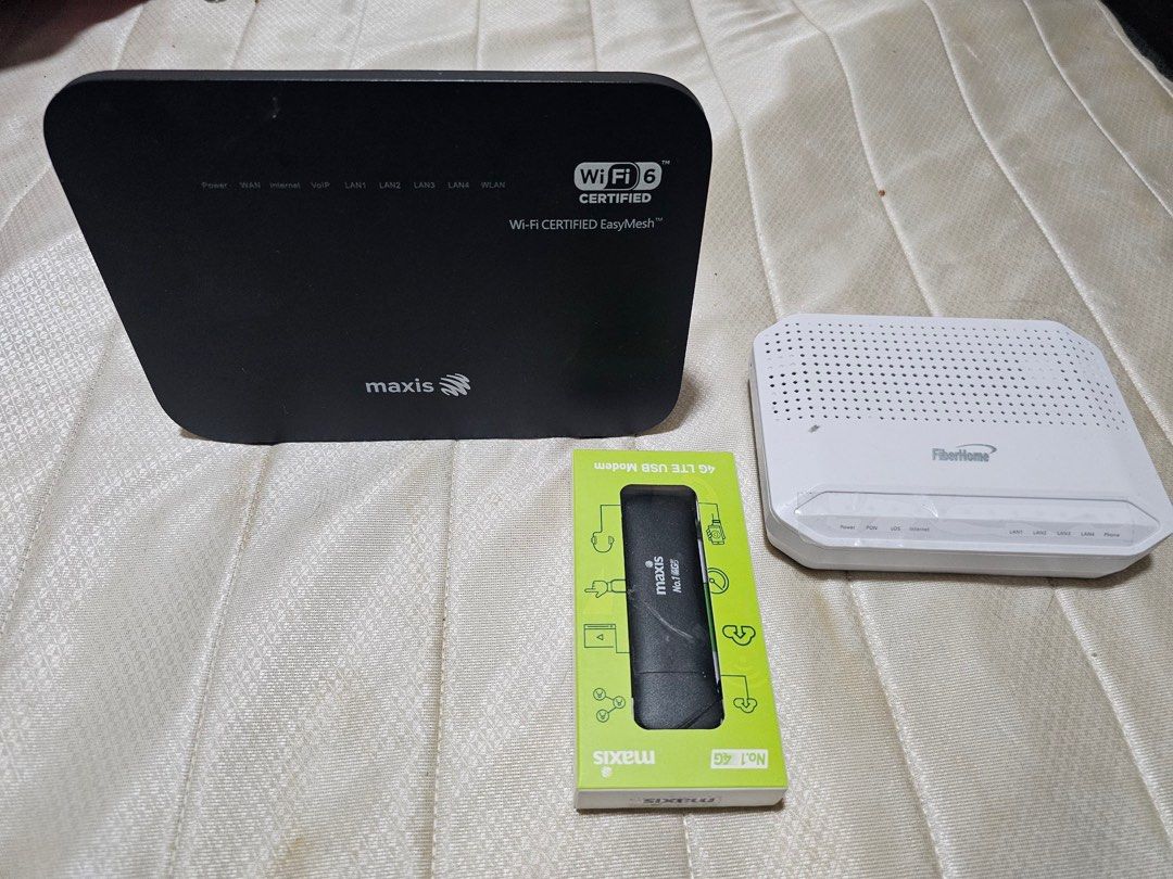 Maxis Wifi 6 Modem and Router, Computers & Tech, Parts & Accessories ...
