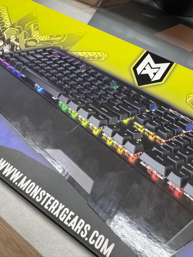Monster X ABADDON LIGHTING KEYBOARD, Computers & Tech, Parts ...