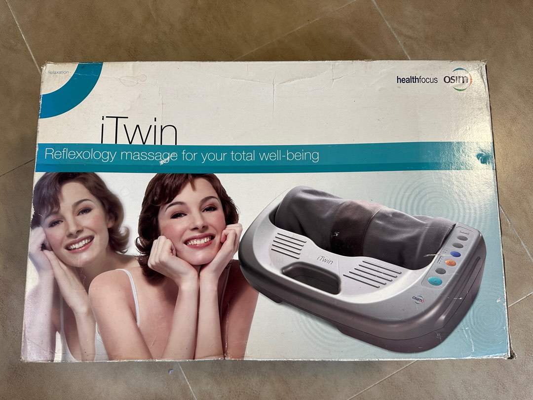 OSIM iTwin foot massager 足部按摩器, 健康及營養食用品, 按摩紓緩用品 - Carousell