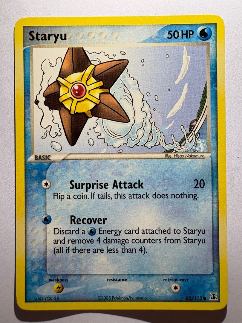 Pokemon Card - Staryu 85/113, Hobbies & Toys, Toys & Games on Carousell