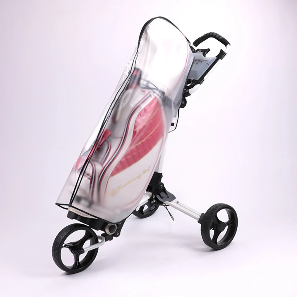 PVC Golf Bag Rain Cover Translucent Golf Bag Waterproof Cover Dustproof ...