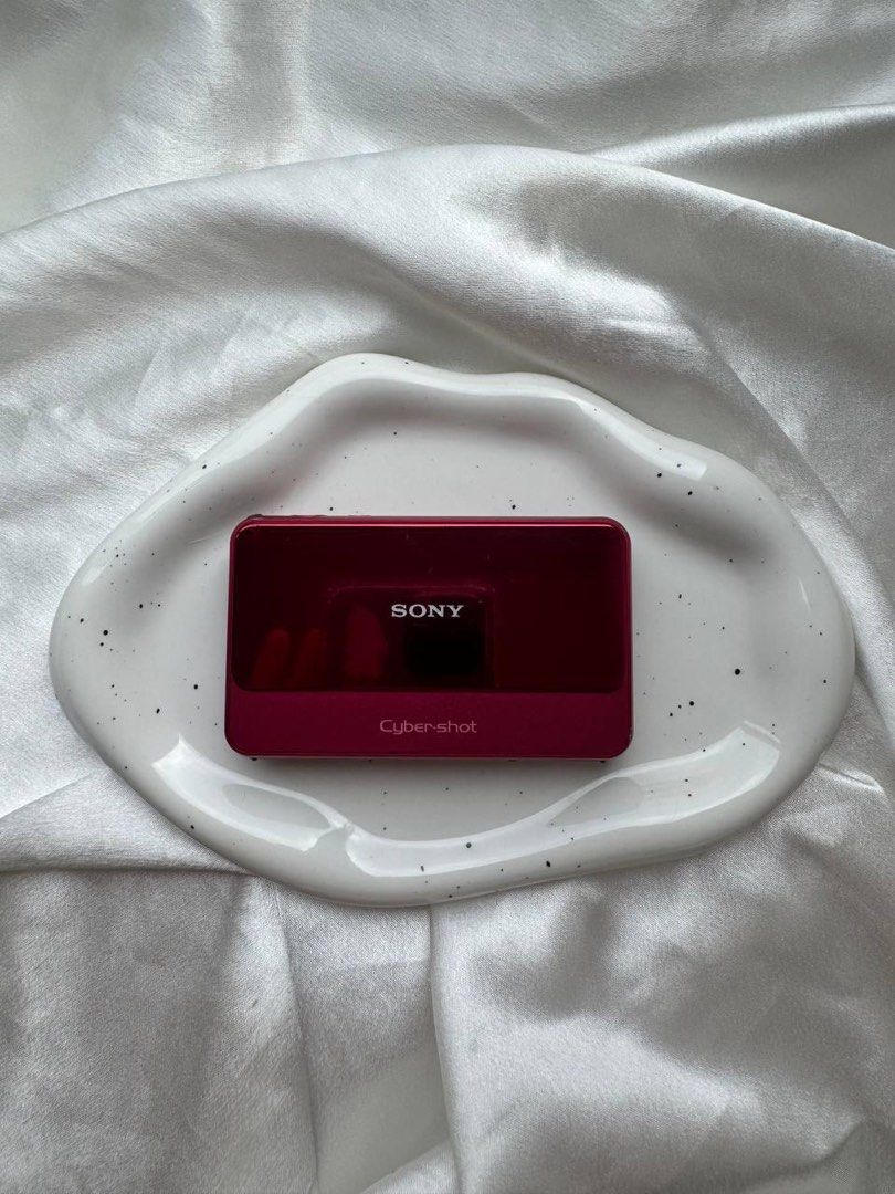 Sony t110 red digicam sliding cam cybershot, Photography, Cameras on ...