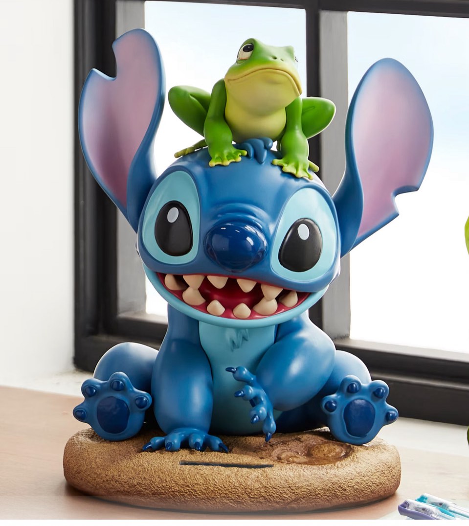 Stitch with Frog Statue Beast Kingdom Mastercraft MC-063 1/3000 Limited ...