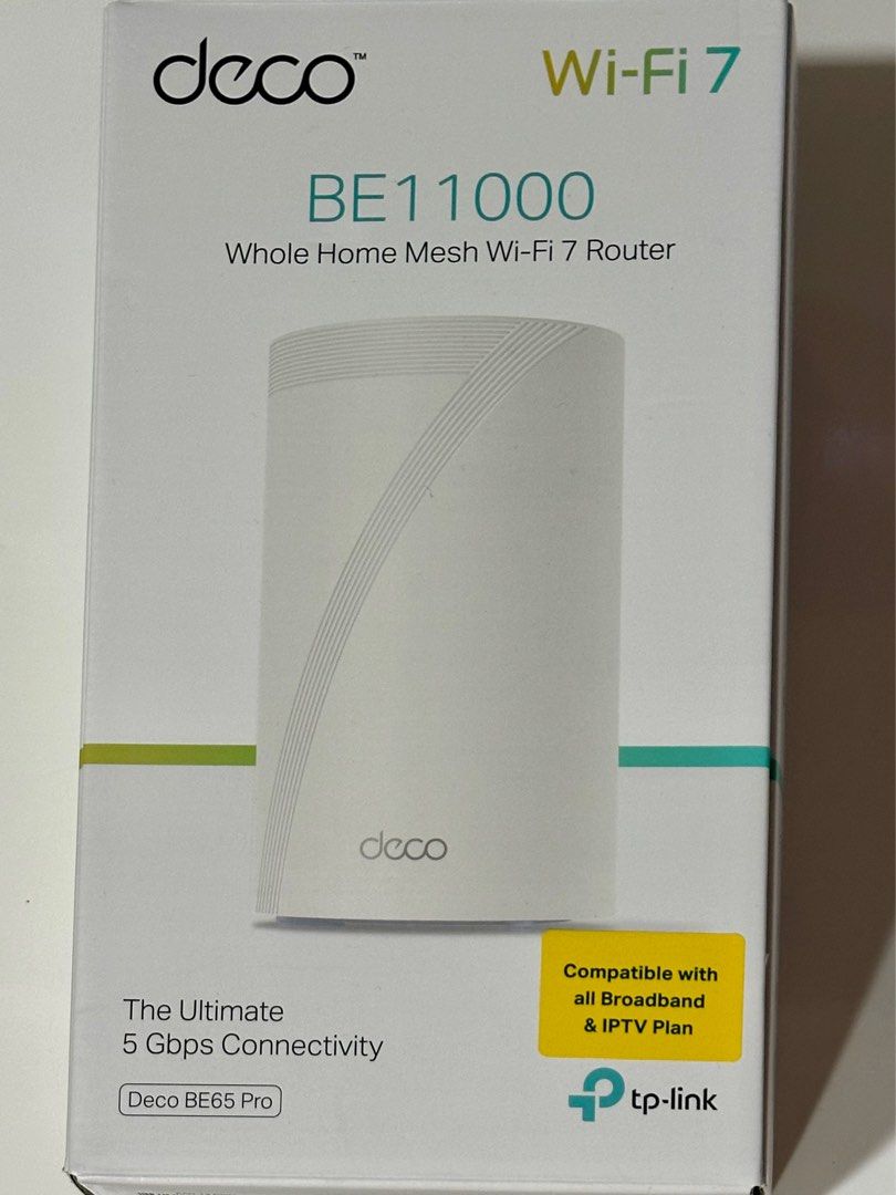 TP-Link Deco BE11000 Wi-Fi 7 Mesh Router (BE65), Computers & Tech ...