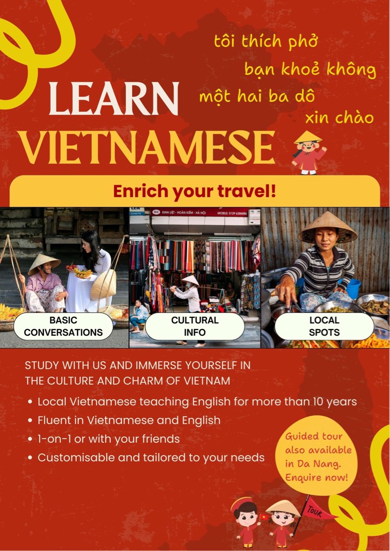 Vietnamese lesson - by native Vietnamese, UK-educated teacher ...
