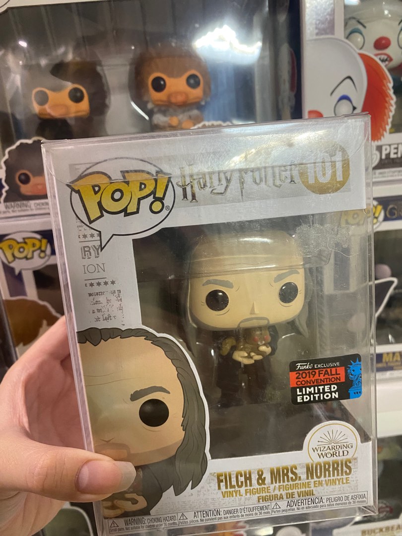 101 filch and mrs norris limited edition funko pop HARRY POTTER ...