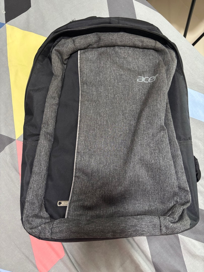 Acer Laptop Backpack - Black and Grey, Men's Fashion, Bags, Backpacks ...