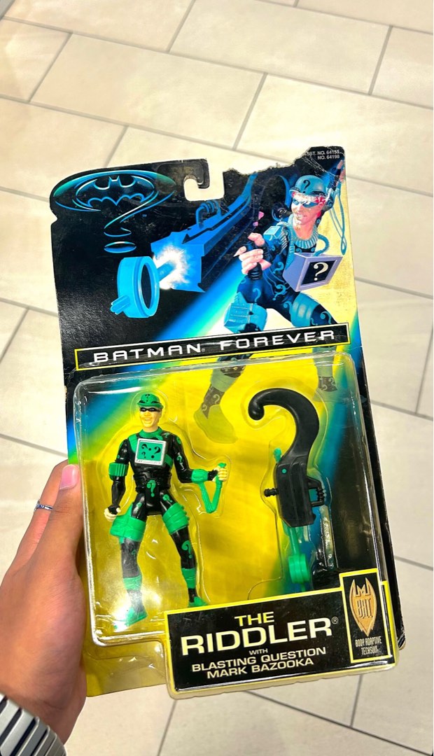 Batman Forever The Riddler Blasting Question Mark Figure Vintage 1995 ...