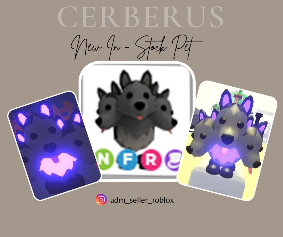 CERBERUS - ADOPT ME - ROBLOX, Video Gaming, Gaming Accessories, In-Game ...