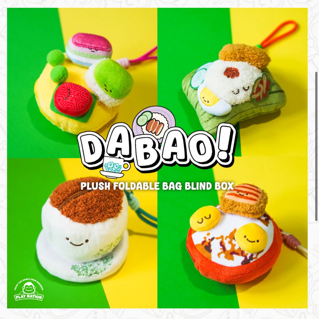 Dabao playnation play nation fairprice eco plush foldable bag , Hobbies ...