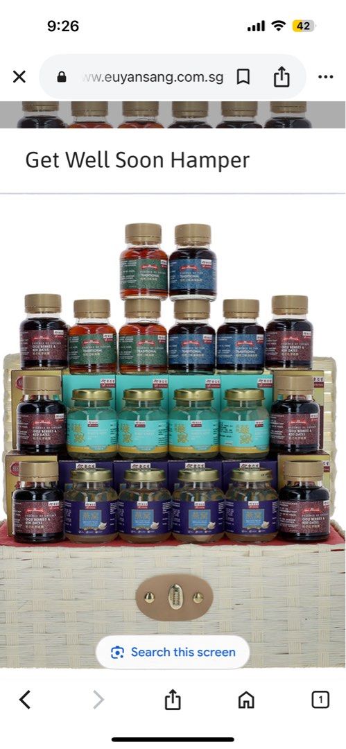 Eu Yan Sang. american ginseng. wolfberries. fish essence. chicken ...