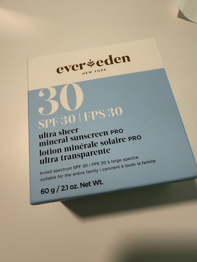Evereden Ultra Sheer Mineral Sunscreen SPF 30, Beauty & Personal Care ...