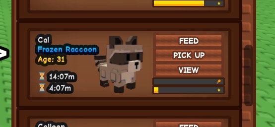 FROZEN RACCOON GROW A GARDEN, Video Gaming, Gaming Accessories, In-Game ...