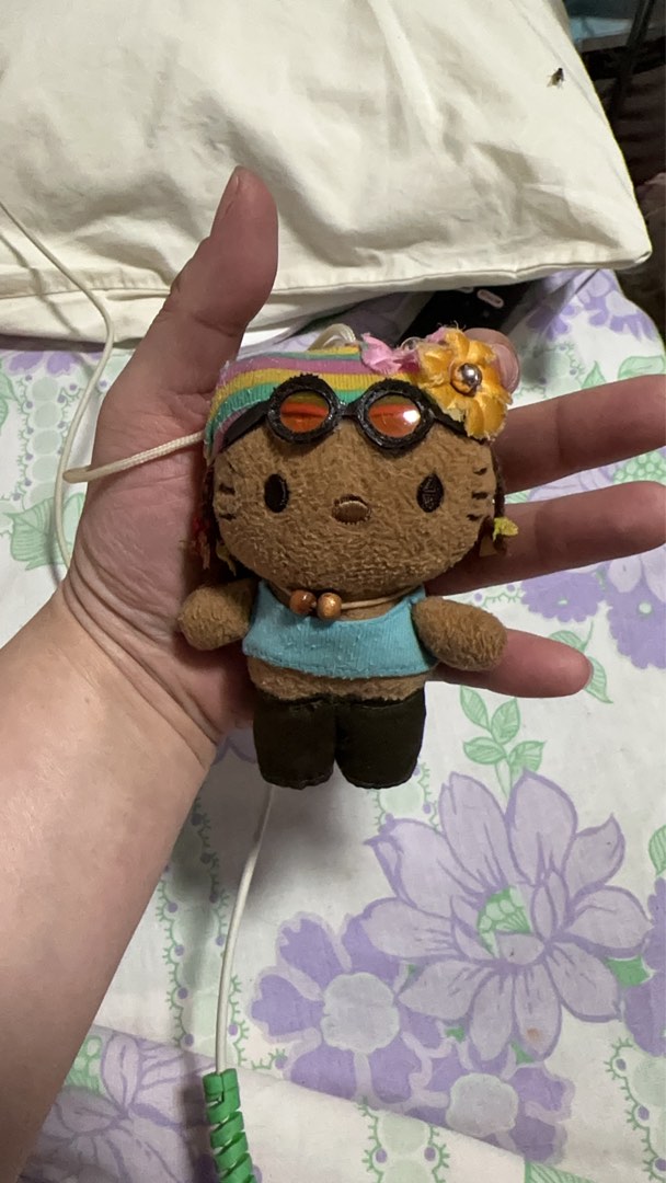 Hello kitty Reggae Tan Plush charm keychain, Hobbies & Toys, Toys ...