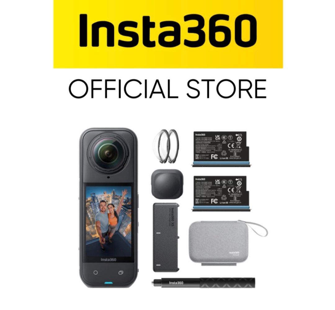 Insta360 x5 Essential Bundle Action Camera, Photography, Video Cameras on Carousell