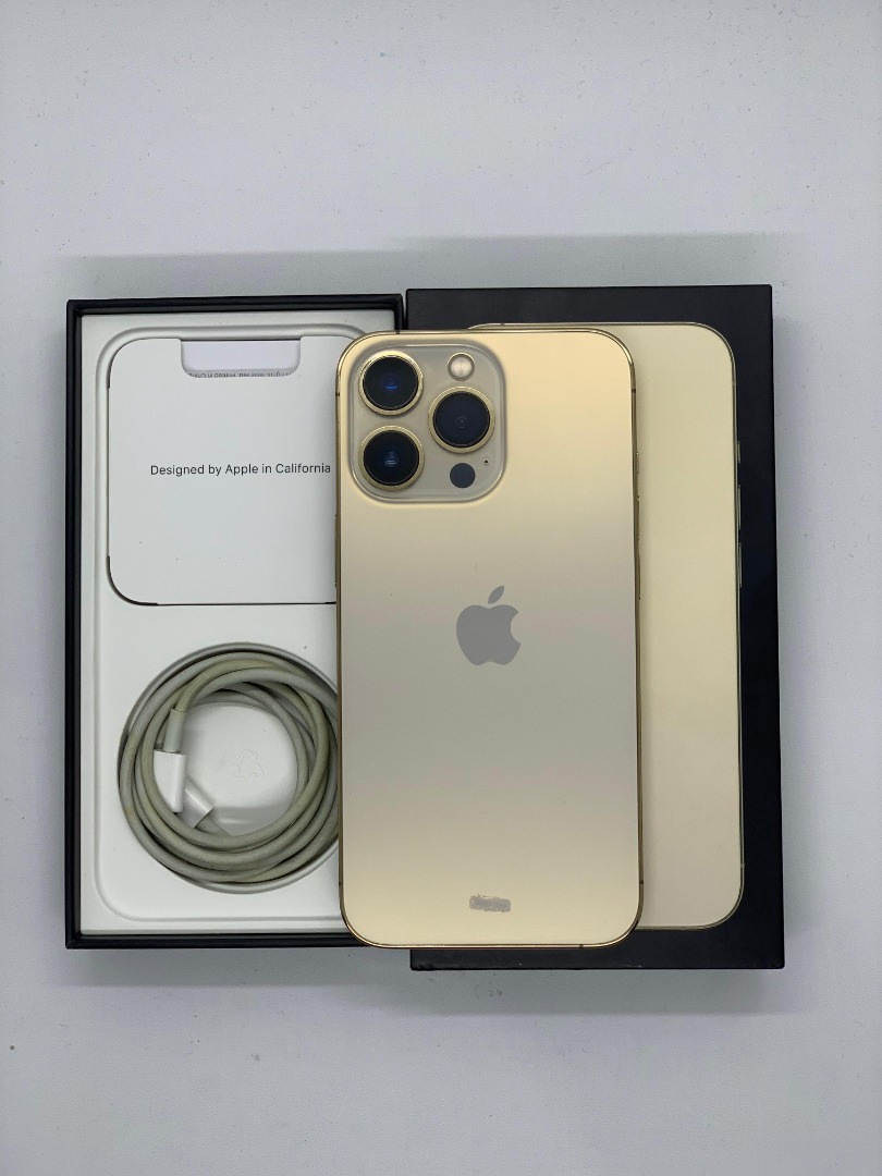 iPhone 13 Pro Gold 128GB Ibox, Telepon Seluler & Tablet, iPhone, iPhone ...