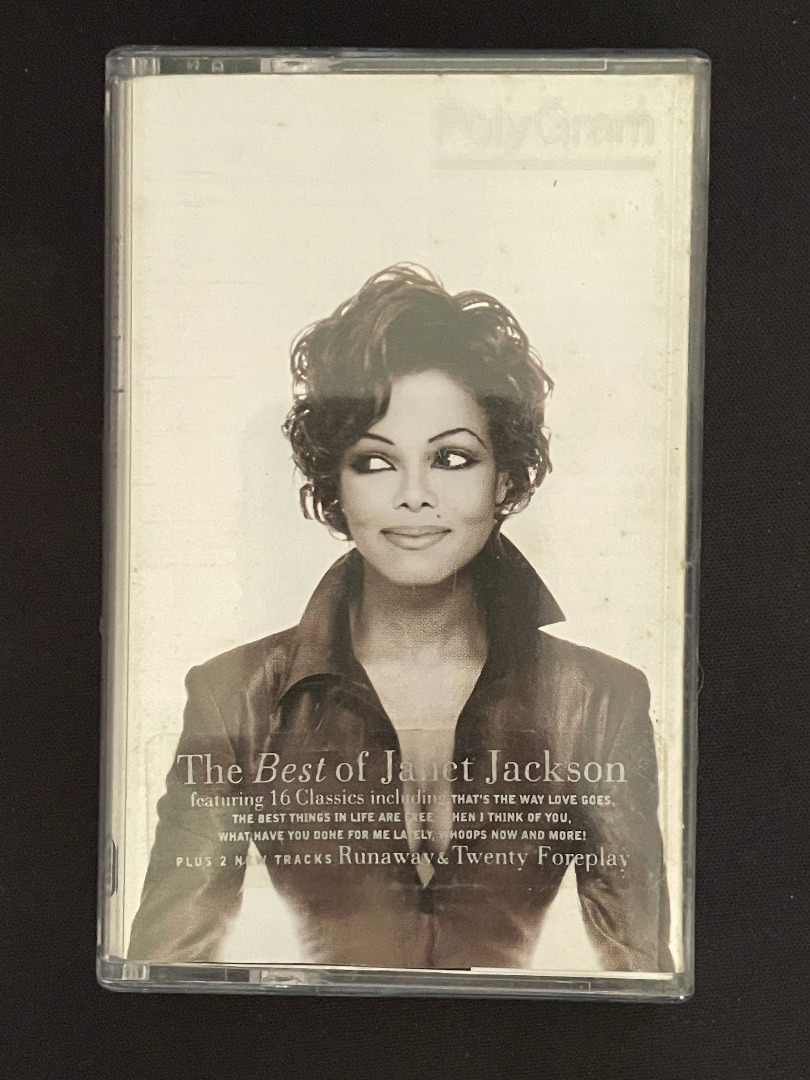 Janet Jackson - The Best of Janet Jackson Cassette Tape 1995, Hobbies ...