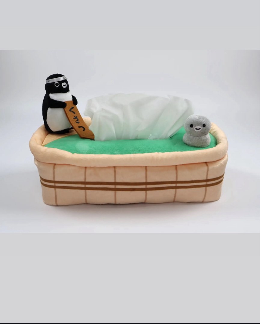 JR East Suica Penguin Tissue Box Cover Kusatsu Onsen, Furniture & Home ...