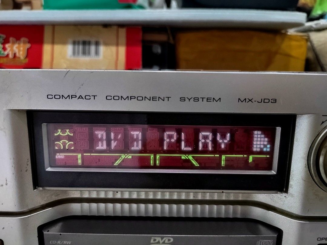 JVC CX-MXJD3 DVD Hifi 100RMS / Channel with Panasonic 3 way 250W ...