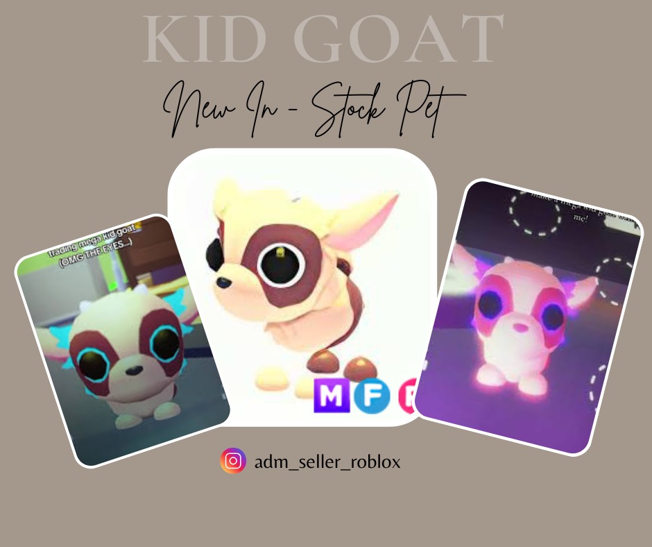 KID GOAT - ADOPT ME - ROBLOX, Video Gaming, Gaming Accessories, In-Game ...