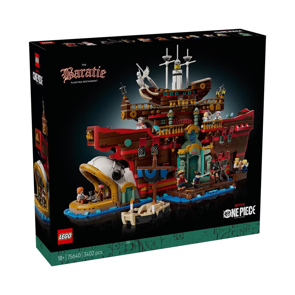 LEGO 75640 ONE PIECE The Baratie Floating Restaurant Building Kit (3402 ...
