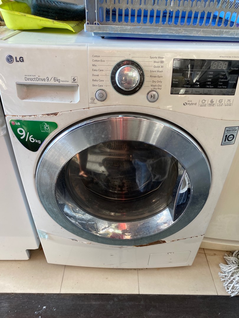LG Direct Drive 9kg Washing Machine - WD-14A5RD, TV & Home Appliances ...
