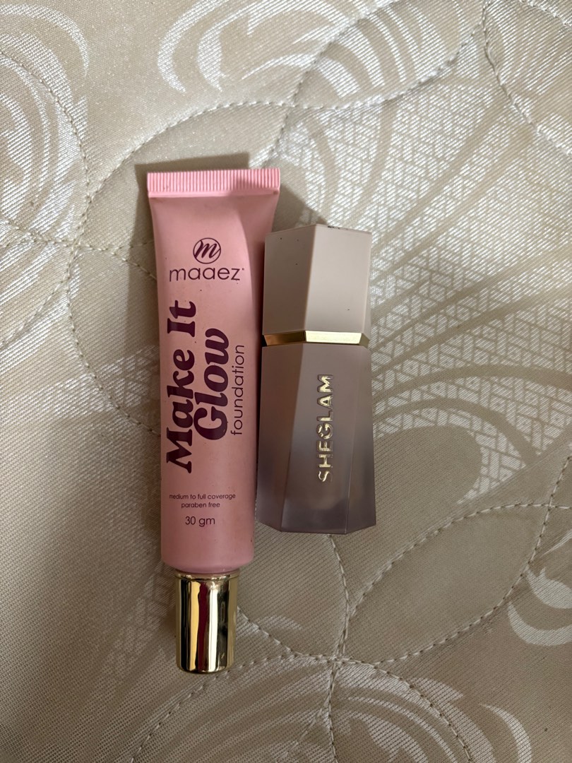 MAEZ foundation & SHEGLAM Liquid Contour, Beauty & Personal Care, Face ...