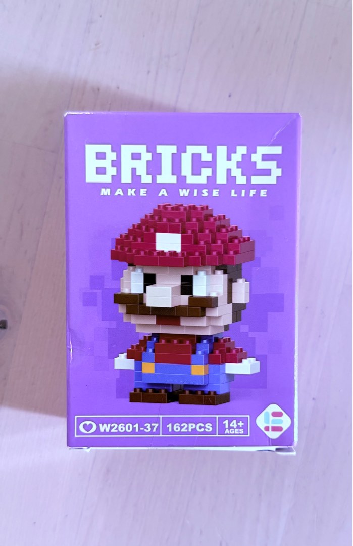 Mario Bricks Building Block Set, Hobbies & Toys, Toys & Games on Carousell